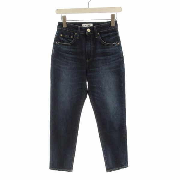 レッドカード RED CARD Madeline Highrise デニムパンツ ジーンズ スキニー 23 紺 ネイビー 12430P /EE レディース【ブランド】レッドカード RED CARD【表記サイズ】23【実寸サイズ】ウエスト：約...