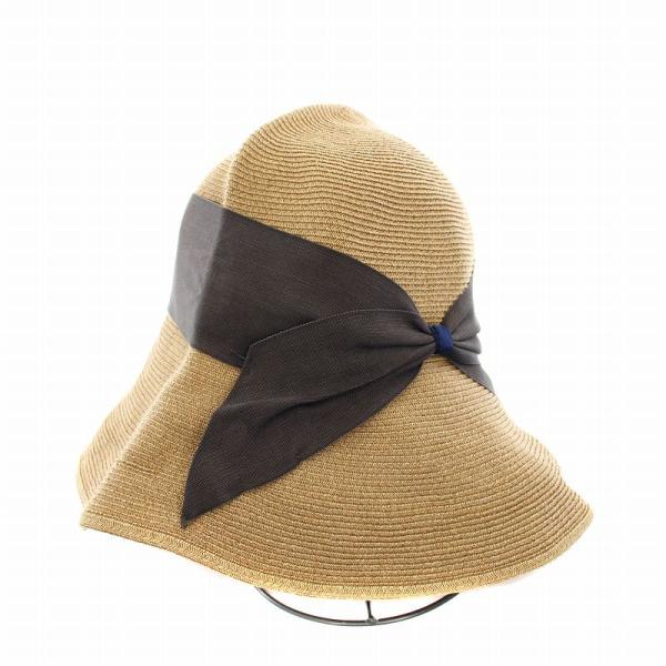 アシーナ ニューヨーク Athena New York リサコ Risako ペーパーハット ストローハット 麦わら帽子 リボン 茶 ブラウン ●D レディース【ブランド】アシーナ ニューヨーク Athena New York【表記サイズ】...