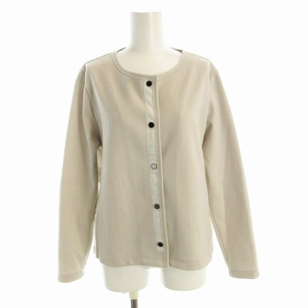 ディレクトワール DIRECTOIRE カーディガン 切替 38 グレー 591-6260615 /EE レディース【表記サイズ】38【実寸サイズ】肩幅：約38cm　身幅：約43cm　着丈：約55cm　袖丈：約55cm　　【素材】毛　別布 ...