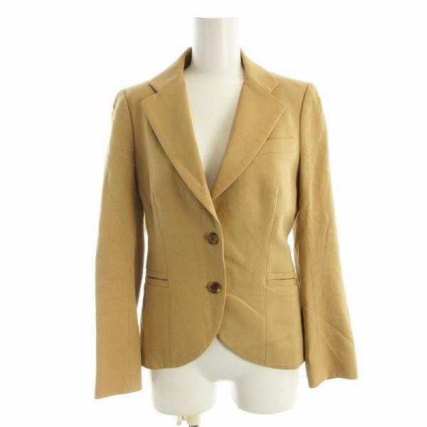プレミス Premise テーラードジャケット シングル 38 ベージュ 03-7104146 /EE レディース【ブランド】プレミス Premise【表記サイズ】38【実寸サイズ】肩幅：約35cm　身幅：約38cm　袖丈：約53cm　着丈...