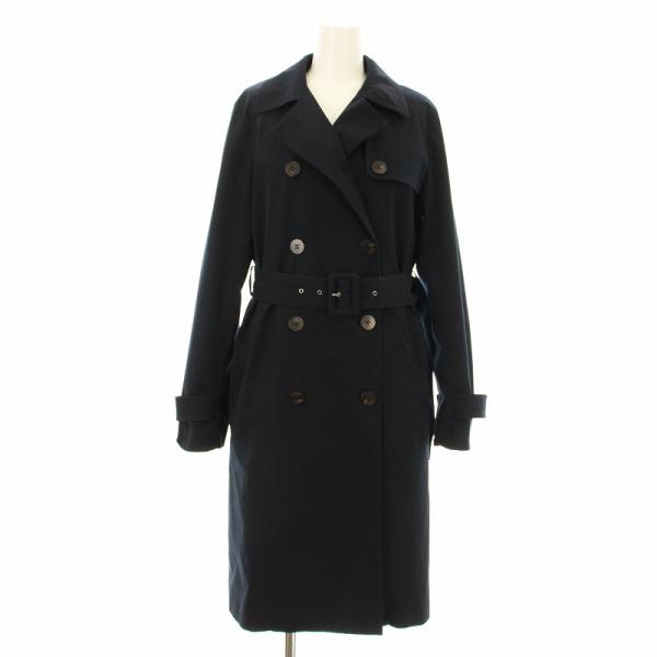 セオリー Theory PFF TEILL3 STATEMENT TRENCH J 9109012 トレンチコート ロング 中わたライナー ベルト付き S 紺 ネイビー【ブランド】セオリー Theory【表記サイズ】S【実寸サイズ】肩幅：3...