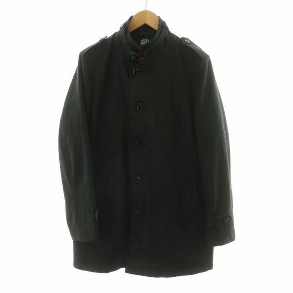 インヘイルエクスヘイル INHALE EXHALE スタンドカラーコート ジャケット アウター S ブラック 6-0108-00-002 /NQ メンズ【表記サイズ】S【実寸サイズ】肩幅：約40cm　身幅：約44cm　袖丈：約50cm　着丈...