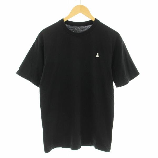 ソフネット 久米繊維謹製 SCORPION TEE スコーピオンTシャツ カットソー 半袖 ロゴ刺繍 M 黒 ブラック SOPH-230104【ブランド】ソフネット SOPHNET.【表記サイズ】M【実寸サイズ】肩幅：46cm　身幅：49c...