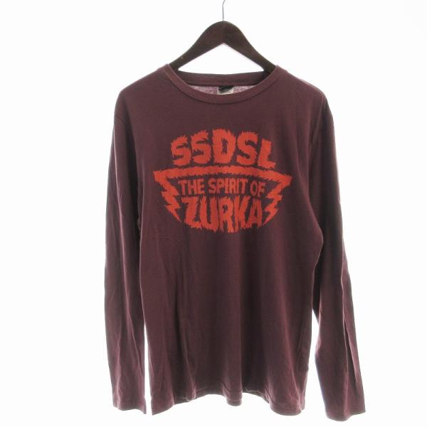 フィフティーファイブディーエスエル 55DSL Tシャツ カットソー 長袖 フロントプリント S 紫 パープル 93243 /EE メンズ【ブランド】フィフティーファイブディーエスエル 55DSL【表記サイズ】S【実寸サイズ】肩幅：約43c...