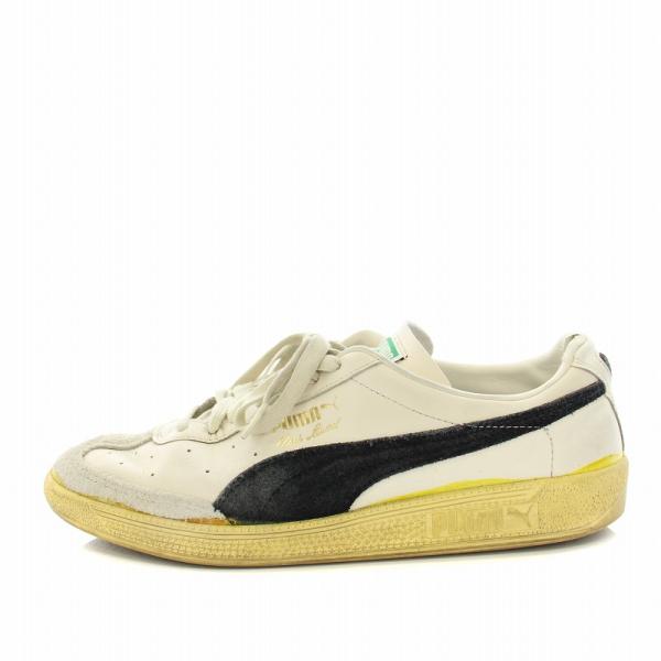 プーマ PUMA Vlado Stenzel The Neverworn Whisper White/Puma Black スニーカー シューズ レザー UK10 29.0cm 白 黒 384400-01 メンズ【ブランド】プーマ PUMA...