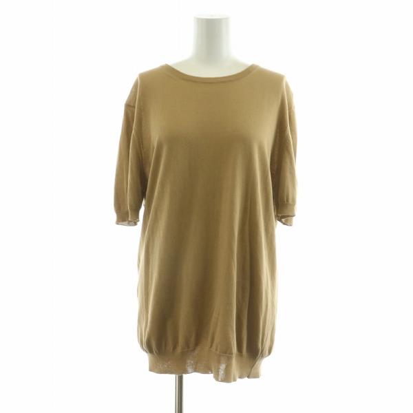 アレッサンドロルッピ Alessandro Luppi カットソー 半袖 プルオーバー ブラウン /NQ レディース【表記サイズ】ケアタグが無い為分かりかねます。【実寸サイズ】肩幅：約42cm　身幅：約44cm　袖丈：約24cm　着丈：約7...