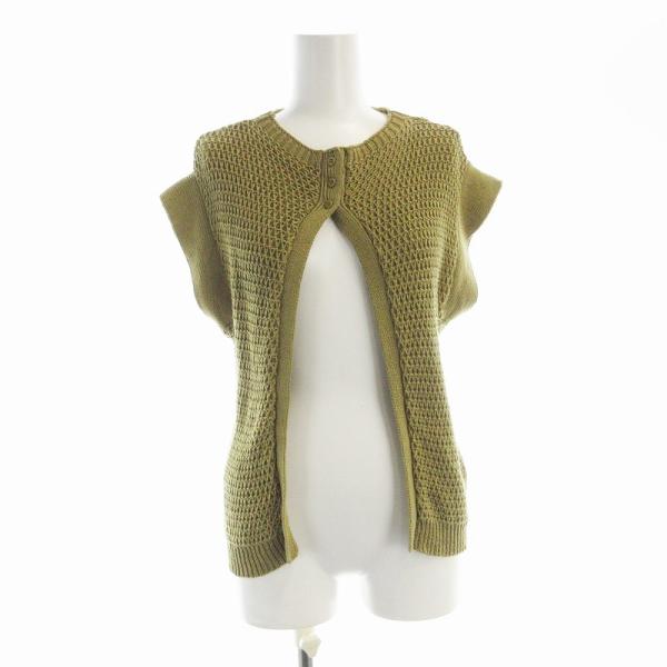 トゥデイフル TODAYFUL Backopen Lily-yarn Knit カーディガン ニット ノースリーブ F カーキ 12210520 /EE レディース【ブランド】トゥデイフル TODAYFUL【表記サイズ】F【実寸サイズ】身幅...