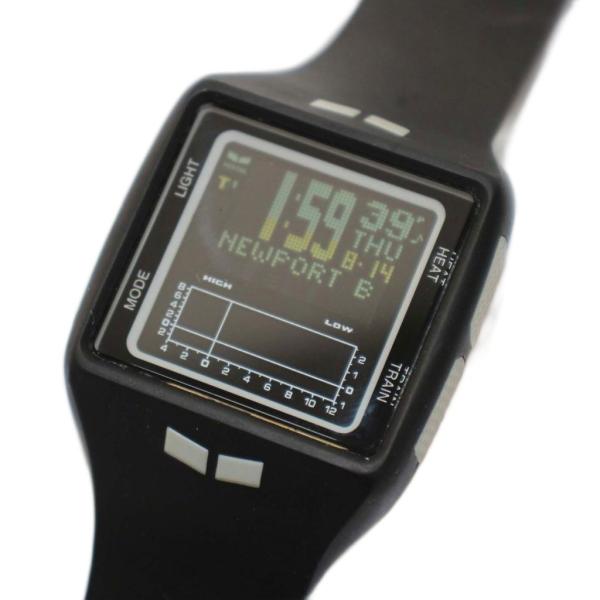 ヴェスタル VESTAL THE BRIG 腕時計 デジタル サーフ仕様 タイドグラフ ブラック /KH メンズ【実寸サイズ】バンド幅：2.5cm　腕周り：21cm　ケース・タテ：40mm　ケース・ヨコ（リューズは除く）：40mm　　【素材...