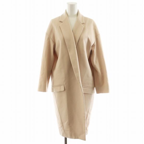 ヨーコチャン YOKO CHAN リック REYC チェスターコート ロング丈 ウール アウター 34 ピンクベージュ RYC-317-011 /AN31 レディース【ブランド】ヨーコチャン YOKO CHAN【表記サイズ】34【実寸サイズ...