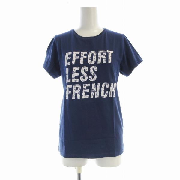 フォーティーファイブアールピーエム  45R 45rpm Tシャツ カットソー 半袖 紺 ネイビー /EE レディース【ブランド】フォーティーファイブアールピーエム  45R 45rpm【表記サイズ】サイズ表記なし(実寸サイズをご参考くださ...