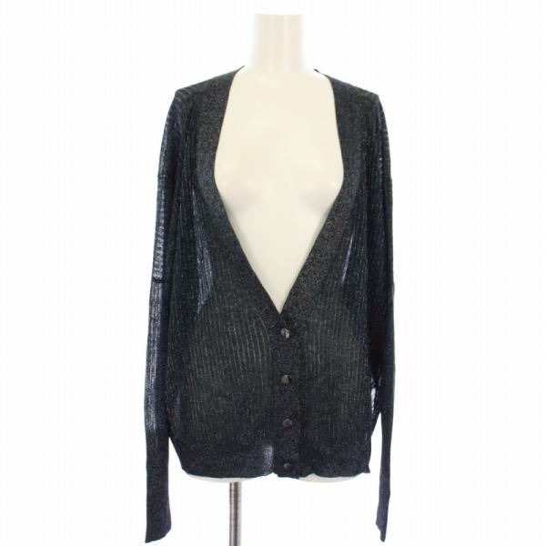 未使用品 マックス&amp;コー MAX&amp;CO. カーディガン ニット ラメ 長袖 M 紺 29-34-49806 /TK レディース【ブランド】マックス&amp;コー MAX&amp;CO.【表記サイズ】M【実寸サイズ】身幅：62...