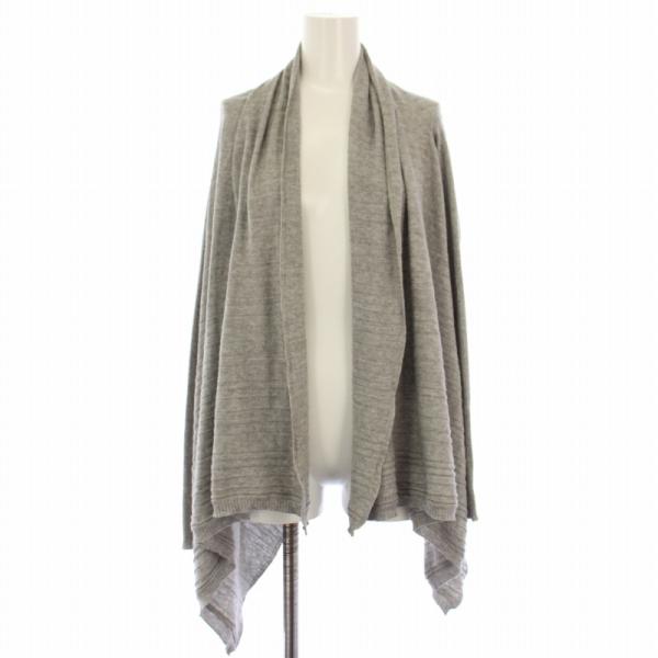 マックスマーラ MAX MARA カーディガン ニット シルク カシミヤ混 長袖 M グレー 13412111070 /TK レディース【ブランド】マックスマーラ MAX MARA【表記サイズ】M【実寸サイズ】身幅：42cm　着丈：51-7...