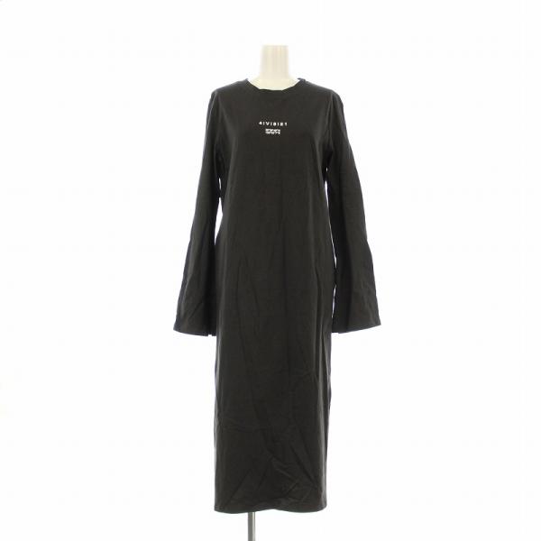アメリヴィンテージ Ameri VINTAGE サイドスリットワンピース ロング 長袖 ロゴ チャコールグレー 0291530820 /OR レディース【ブランド】アメリヴィンテージ Ameri VINTAGE【表記サイズ】サイズ表記なし【...
