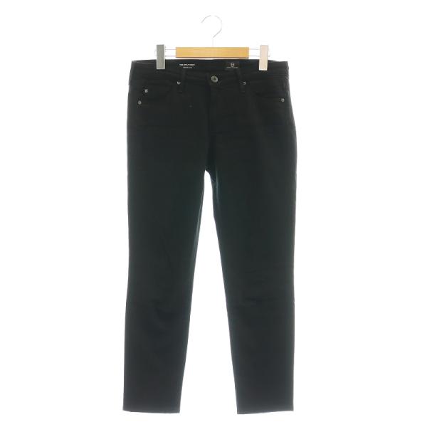 エージー AG THE STILT CROP デニムパンツ ジーンズ スキニー 27 黒 /DF レディース【ブランド】エージー AG【表記サイズ】27【実寸サイズ】ウエスト：75cm　もも幅：26cm　裾幅：14cm　股上：20.5cm　...