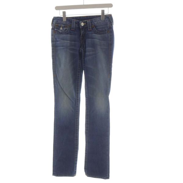 トゥルーレリジョン TRUE RELIGION デニムパンツ ジーンズ ジーパン USED加工 25 インディゴ 24-5720M /RO レディース【ブランド】トゥルーレリジョン TRUE RELIGION【表記サイズ】25【実寸サイズ】...