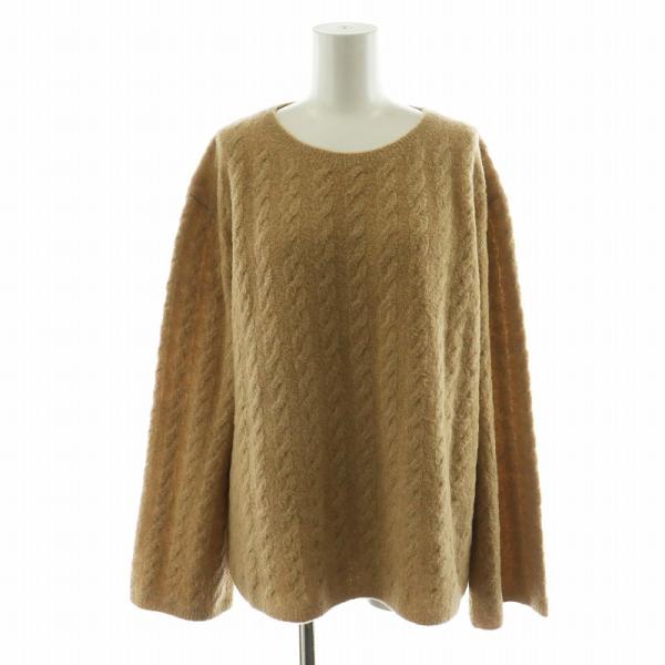 セオリー Theory 23AW FOAMY ADELE ニット セーター 長袖 ウール 38 ベージュ 3301731 /AN50 レディース【ブランド】セオリー Theory【表記サイズ】38【実寸サイズ】肩幅：約48cm　身幅：約57...