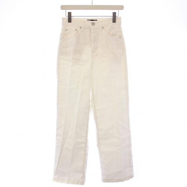 レッドカード RED CARD Slogan スローガン デニムパンツ ジーンズ ストレート ジップフライ ストレッチ 麻 リネン W23 白 24W107【ブランド】レッドカード RED CARD【表記サイズ】W23【実寸サイズ】ウエスト...