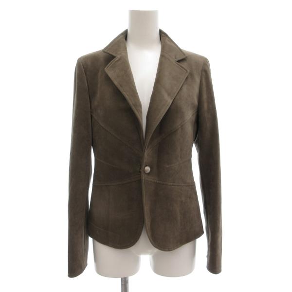 スタイルコム style com テーラードジャケット 7 フェイクスエード 総裏地 シングル グレージュ 秋冬 /AE レディース【ブランド】スタイルコム style com【表記サイズ】7【実寸サイズ】肩幅：37cm　身幅：42cm　袖...