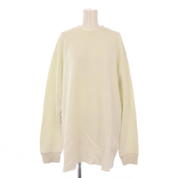 ステイヒューマンオンアース STAY HUMAN ON EARTH 24AW サーマルプルオーバー カットソー 長袖 L キナリ 24070587000430 レディース【表記サイズ】L【実寸サイズ】身幅：57cm　着丈：76.5cm　ゆき...