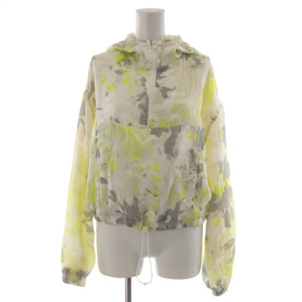 カルバンクラインジーンズ Calvin Klein Jeans Glazes Fabric Popover ジップアップパーカー 長袖 総柄 XS 黄緑 グレー J218266【ブランド】カルバンクラインジーンズ Calvin Klein ...