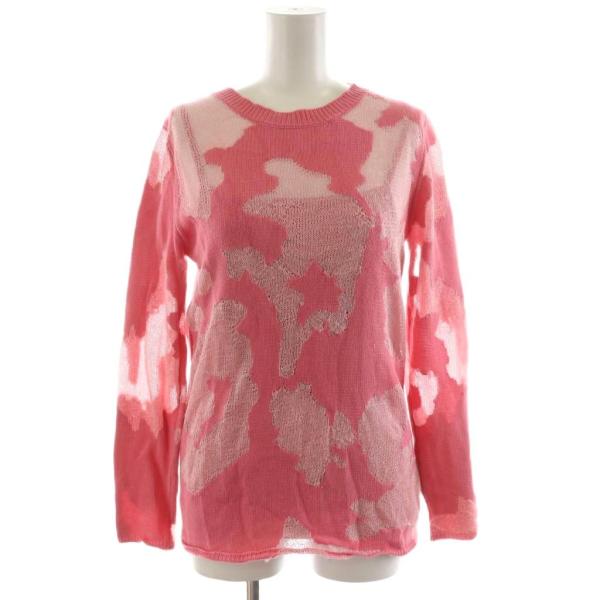 アメリヴィンテージ Ameri VINTAGE 22SS DEVORER SHEER KNIT ニット セーター 長袖 シアー シースルー インナー付き F ピンク【ブランド】アメリヴィンテージ Ameri VINTAGE【表記サイズ】F【...