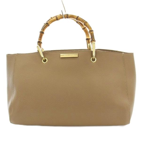 ケイティロクストン KATIE LOXTON ハンドバッグ バンブー AVERY ベージュ /☆G レディース【実寸サイズ】持ち手の長さ：30cm　ヨコ：39cm　タテ：20cm　マチ：13cm　ショルダーの長さ：−cm　　【素材】合成皮革...