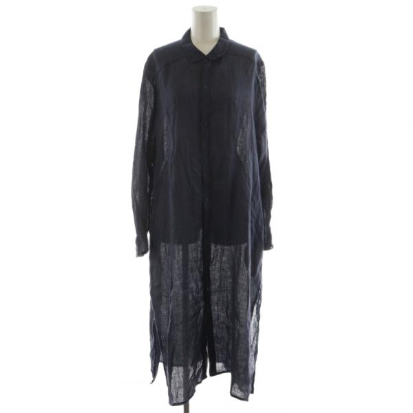 ドゥーズィエムクラス DEUXIEME CLASSE JOIN CLOTHES 24SS SHIRT DRESS シャツワンピース ロング丈 長袖 リネン 麻 S グレー【ブランド】ドゥーズィエムクラス DEUXIEME CLASSE【表記...