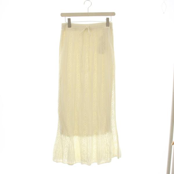 未使用品 ストラ Stola. コットン ニット スカート ロング 白 タグ付き /JP レディース【ブランド】ストラ Stola.【表記サイズ】F【実寸サイズ】ウエスト：約66cm　ヒップ：約84cm　スカート丈：約92cm　　【素材】綿...