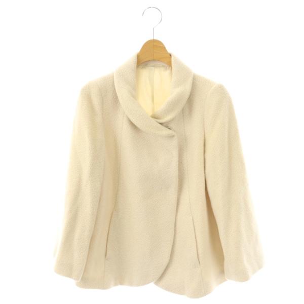 アナイ ANAYI ジャケット 総裏地 スナップボタン 36 アイボリー /CX ■OS レディース【ブランド】アナイ ANAYI【表記サイズ】36【実寸サイズ】肩幅：34cm　身幅：47cm　着丈：58cm　袖丈：52cm　　【素材】品質...