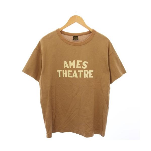 アボンタージ A VONTADE 6.5oz Silket Print T-Shirts AMES THEATRE Tシャツ カットソー 半袖 プリント M ブラウン /TK メンズ【ブランド】アボンタージ A VONTADE【表記サイズ】...