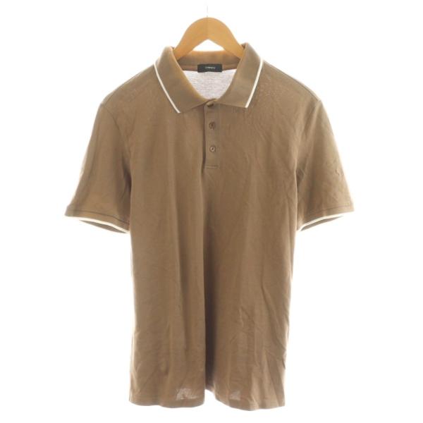 セオリー Theory 22SS PRECISE POLO S F FUNCTION PIQUE ポロシャツ 半袖 S ベージュ 2201001 /AN12 メンズ【ブランド】セオリー Theory【表記サイズ】S【実寸サイズ】肩幅：約44...