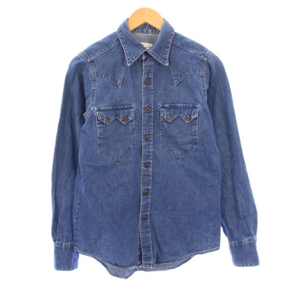 ロックマウント ROCK MOUNT CUSTOM FIT 80s ウエスタンシャツ デニム 長袖 レギュラーカラー インディゴ /BB メンズ【ブランド】ロックマウント ROCK MOUNT【表記サイズ】サイズ表記なし(実寸サイズをご参考...