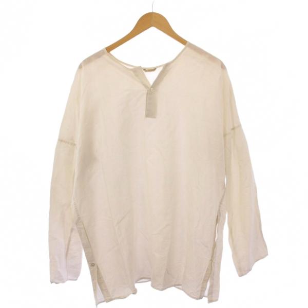 アーツ&amp;サイエンス ARTS &amp; SCIENCE ARTS&amp;SCIENCE シャツ プルオーバー 長袖 ハーフボタン 無地 麻 リネン混 シルク混 3 ライトベージュ【ブランド】アーツ&amp;サイエンス ARTS ...