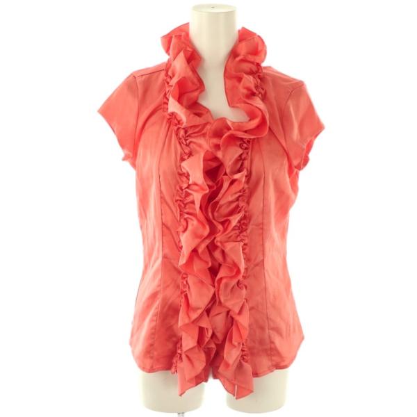 ナラカミーチェ NARA CAMICIE シャツ ブラウス フレンチスリーブ フリル 1 ピンク /DO レディース【ブランド】ナラカミーチェ NARA CAMICIE【表記サイズ】1【実寸サイズ】肩幅：約34.5cm　身幅：約43cm　着...