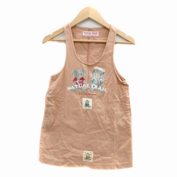 ベビーピンクハウス ネイチャートレイル ワンピース ジャンパースカート Uネック ひざ丈 プリント SS 90cm ピンク /HO39 女の子 キッズ【ブランド】ベビーピンクハウス BABY PINK HOUSE【表記サイズ】S(日本90c...