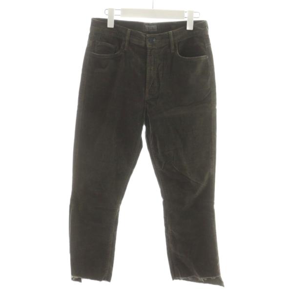 マザー mother コーデュロイパンツ カットオフ 28 カーキ 3210600333 /AN28 レディース【ブランド】マザー mother【表記サイズ】28【実寸サイズ】ウエスト：約72cm　もも幅：約25.5cm　裾幅：約19cm　...