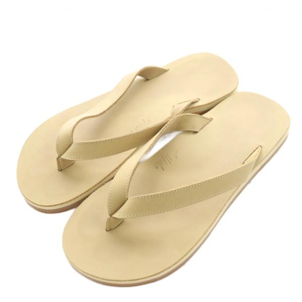 エルニドフリップス el nido flips トングサンダル 24.0cm ベージュ /AN19 レディース【表記サイズ】サイズ表記なし(実寸サイズをご参考ください。)【実寸サイズ】最大幅：約10cm　アウトソール：約24.5cm　インソ...