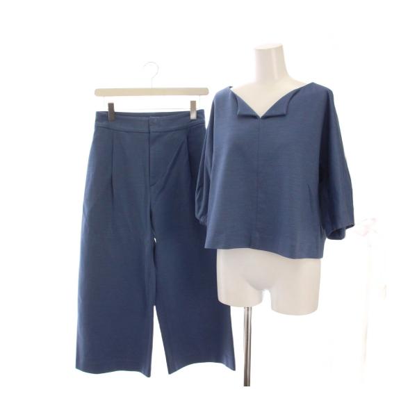 ボールジー BALLSEY トゥモローランド セットアップ 上下 ブラウス 七分袖 カットソー パンツ リネン混 36 青 ブルー【ブランド】ボールジー BALLSEY トゥモローランド【表記サイズ】36【実寸サイズ】ウエスト：68cm　も...