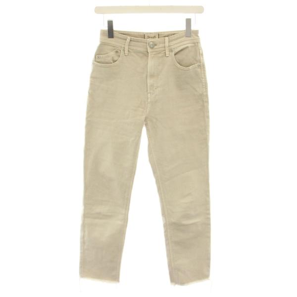 ヤヌーク ハイウエストアンネッテ HighWaist ANNETTE デニムパンツ ジーンズ ジップフライ カットオフ 25 ベージュ 57103215 レディース【ブランド】ヤヌーク YANUK【表記サイズ】25【実寸サイズ】ウエスト：約...