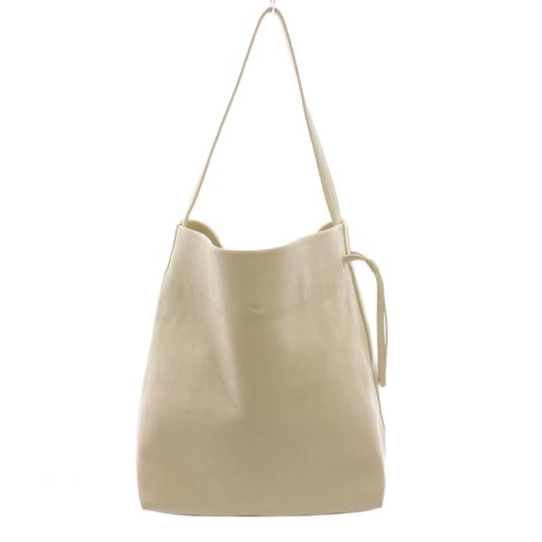 メアリーオルターナ MARY AL TERNA WRAPPING トートバッグ ワンショルダー レザー アイボリー /YM レディース【表記サイズ】-実寸サイズをご参考下さい。【実寸サイズ】持ち手の長さ：60cm　ヨコ：32-38cm　タテ...