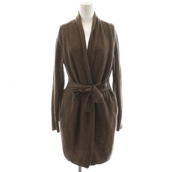 ドレス ハーセルフ DRESS HERSELF カーディガン カシミヤ リボン付き M L 茶 ブラウン /AN61 レディース【表記サイズ】M〜L【実寸サイズ】身幅：約54.5cm　着丈：約84cm　ゆき丈：約57cm　　【素材】カシミヤ...