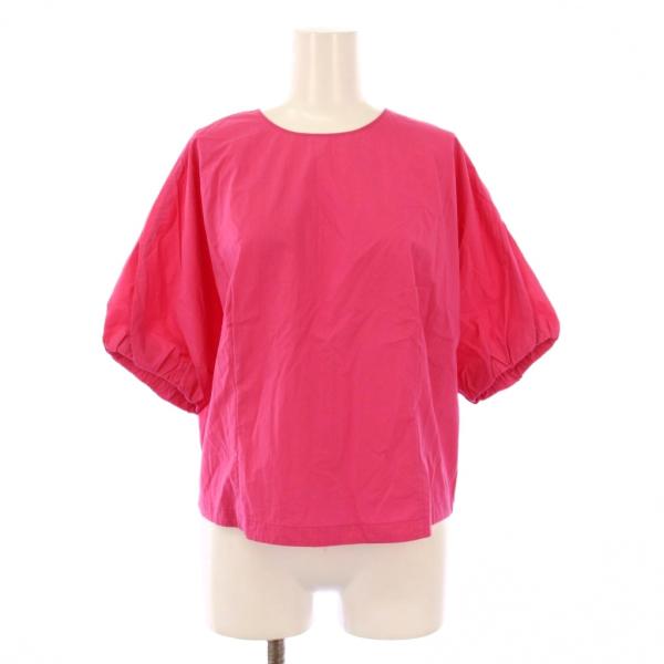 セオリーリュクス theory luxe NATAS NELLA シャツ ブラウス プルオーバー 半袖 クルーネック 無地 ワンカラー 38 ピンク【ブランド】セオリーリュクス theory luxe【表記サイズ】38【実寸サイズ】身幅：約...