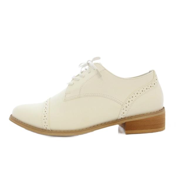 ボワソンショコラ Boisson Chocolat ドレスシューズ レースアップ 22cm ホワイト /TK レディース【ブランド】ボワソンショコラ Boisson Chocolat【表記サイズ】22cm【実寸サイズ】ヒールの高さ：3cm　...