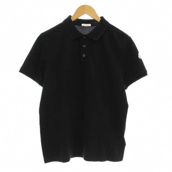 モンクレール MAGLIA POLO MANICA CORTA ポロシャツ カットソー 鹿の子 半袖 ワッペン M 黒 ブラック G20918A70510 84556【ブランド】モンクレール MONCLER【表記サイズ】M【実寸サイズ】肩幅...