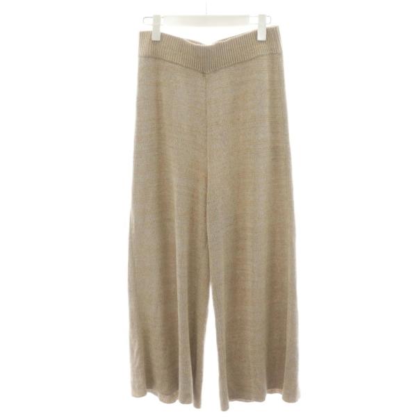 ドゥーズィエムクラス DEUXIEME CLASSE 18SS ikat風パンツ イージーパンツ ワイドパンツ リネン 麻 シルク混 絹 ベージュ【ブランド】ドゥーズィエムクラス DEUXIEME CLASSE【表記サイズ】サイズ表記なし(...