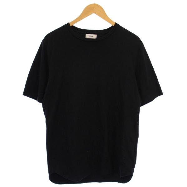 スティア STIR Tシャツ カットソー 半袖 クルーネック 3 ブラック PT-001-D /BM メンズ【表記サイズ】3【実寸サイズ】肩幅：45cm　身幅：49cm　着丈：71cm　袖丈：25.5cm　　【素材】綿【色】黒 ブラック【状...