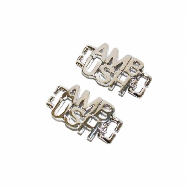 アンブッシュ AMBUSH LACE DUBRAE レースデュブレ シューズアクセサリー シルバーカラー /KH メンズ レディース【ブランド】アンブッシュ AMBUSH【実寸サイズ】ヨコ：3.5cm　タテ：1.7cm　マチ：-cm　　【色...