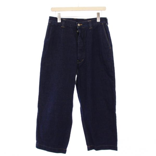 マーカ marka WORK PANTS 12oz organic cotton denim ワークパンツ 12ozオーガニックコットンデニム ジーンズ ボタンフライ 1 紺【ブランド】マーカ marka【表記サイズ】1【実寸サイズ】ウエス...