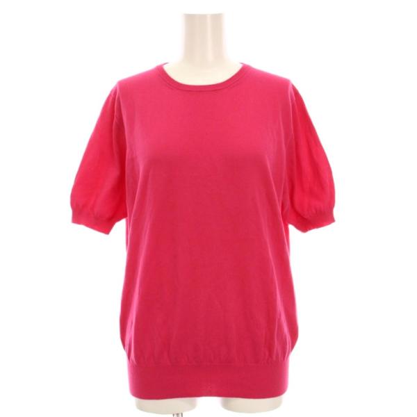 スローン SLOANE ニット セーター 半袖 3 ピンク SL2S-003 /YM レディース【ブランド】スローン SLOANE【表記サイズ】3【実寸サイズ】肩幅：36cm　身幅：45cm　着丈：59cm　袖丈：24cm　　【素材】綿10...