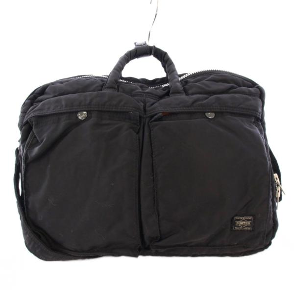 ポーター 吉田カバン タンカー 3WAY BRIEFCASE ブリーフケース リュックサック デイパック ハンドバッグ ビジネスバッグ ナイロン 黒【ブランド】ポーター PORTER【実寸サイズ】持ち手の長さ：21cm　ヨコ：44cm　タテ...